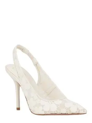 Jessica Simpson Liliere Slingback Pumps - Bright White