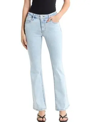 CITY BLUES Eiffel Flare Jeans - Snow