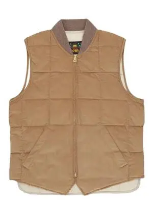 FORTELA Corduroy Slim Fit Vest - Light Brown