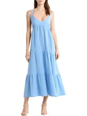 STEVE MADDEN Elianna Sleeveless Midi Dress
