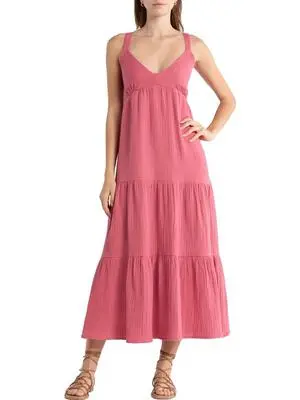 STEVE MADDEN Elianna Sleeveless Midi Dress