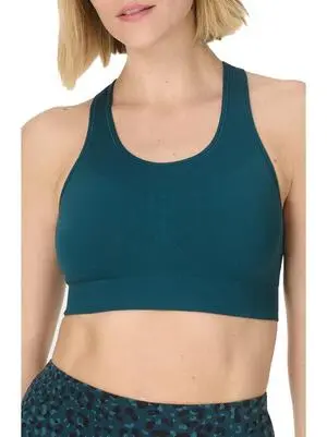 Sweaty Betty Stamina Seamless Sports Bra - Deep Green
