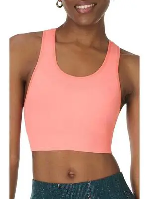 Sweaty Betty Stamina Seamless Sports Bra - Melon Pink