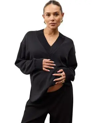 PORTIER Lucia Lounge Top - Black
