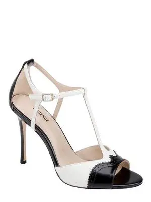 L'Agence Radha T-Strap Sandal Black/white