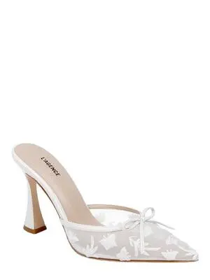 L'Agence Prasad Pointed Toe Mule - Ecru