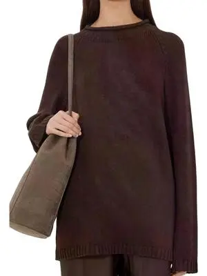 Loulou De Saison Zima Raglan-sleeve Sweater - Brown