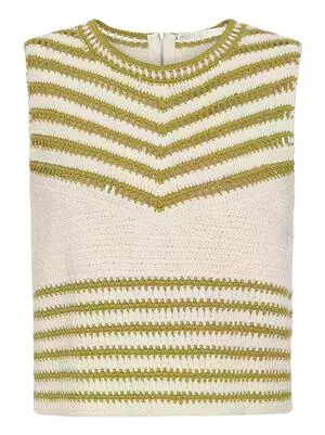 MARIE OLIVER Striped Tank - Neutrals