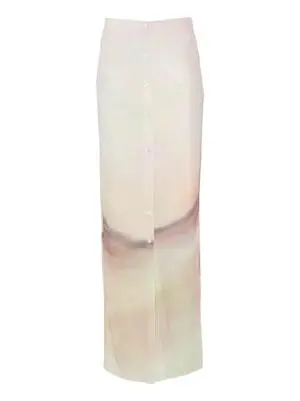 Nanushka Button-down Maxi Skirt - Neutrals