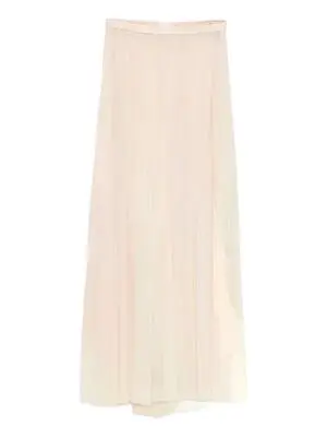 FORTE_FORTE Pleated Maxi Skirt - Neutrals