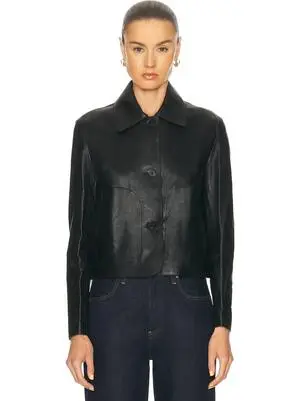ARMA Emy Butter Leather Jacket - Black