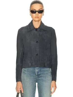 ARMA Emy Suede Jacket Royal