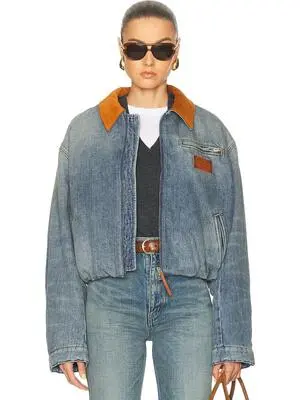 Acne Studios Okra Jacket - Mid Blue
