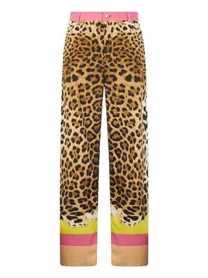 Roberto Cavalli Printed Jeans - Multicolor