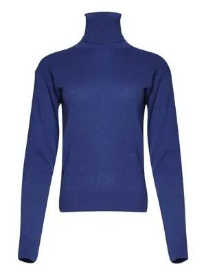 Saint Laurent Turtleneck Sweater - Blue