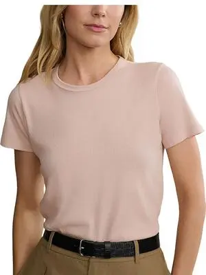 Jenni Kayne Cotton Slim Tee - Blush