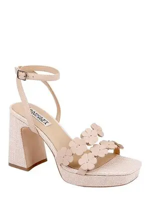Badgley Mischka Waverly Sandals - Nude Leather