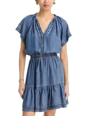 Rails Covera Tiered Mini Dress - Blue Ridge