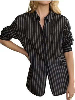 Jenni Kayne Max Shirt - Black Stripes
