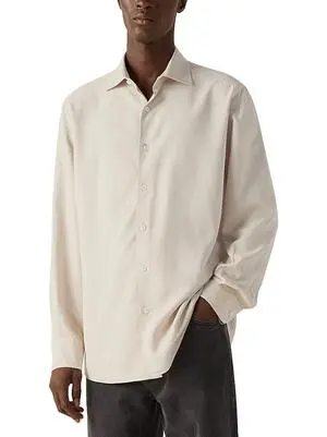 Zegna Silk Shirt - Ivory
