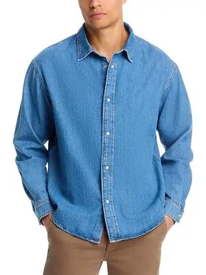 FRAME Classic Long Sleeve Denim Shirt - Tidewash