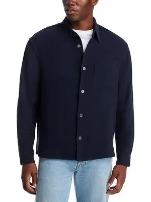 FRAME Open Weave Long Sleeve Shirt - Dark Navy