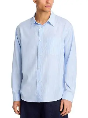 FRAME Pocket Striped Shirt - Blue Stripe