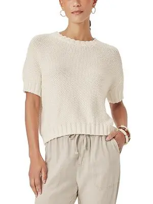 Splendid Annmarie Pullover Sweater - Shell