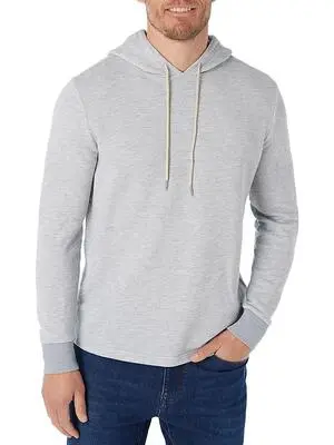 FAIR HARBOR Tailwind Pullover Hoodie Heather Grey Twill