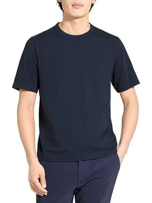 Theory Short Sleeve Crewneck Tee - Tinted Baltic
