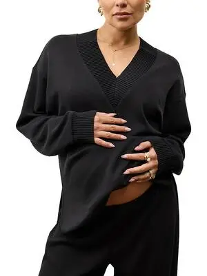 PORTIER Lucia Lounge Top - Black