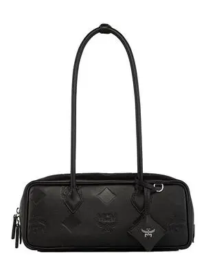 Mcm Small Aren East West Shoulder Bag - Black