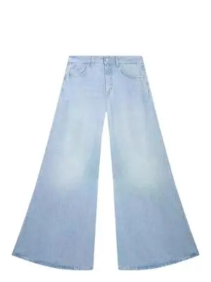 DONDUP Five-pocket Wide-leg Jeans - Blue