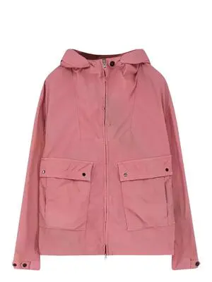 Stone Island Patch-pocket Hooded Jacket - Pink
