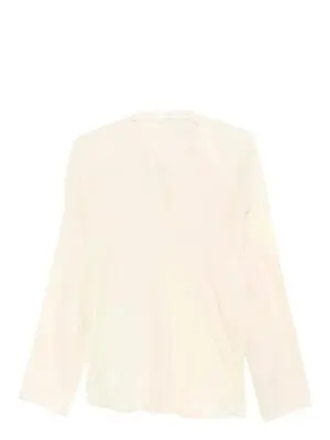 RUOHAN Arno V-neck Blouse - Neutrals