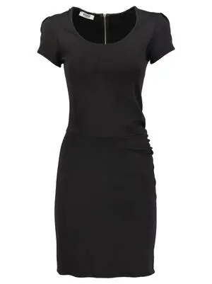 Moschino Round-neck Short Sleeve Dress - Black