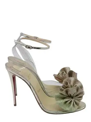 CHRISTIAN LOUBOUTIN Fossiliza Stiletto Sandals - Gold