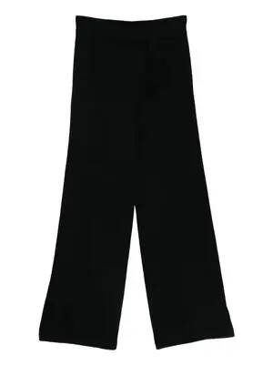 Eric Bompard Wide Leg Trousers - Black