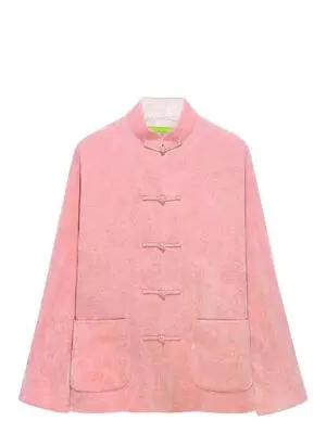 Shanghai Tang Knotted-button Pocket Jacket - Pink