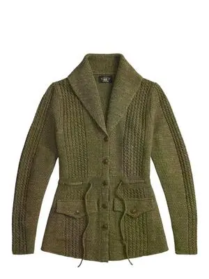 Ralph Lauren Drawstring Cardigan - Green