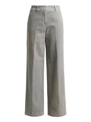 Peserico Wide-leg Palazzo Pants - Grey