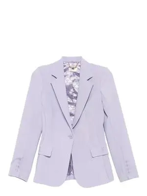 Elisabetta Franchi Button-embellished Single-breasted Blazer - Purple