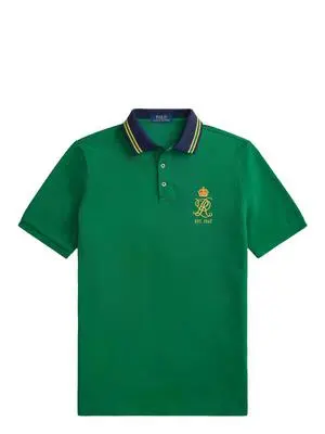 Polo Ralph Lauren Buttoned Logo Polo Shirt - Green