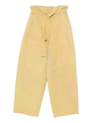 TELA Wide-leg Trousers - Neutrals