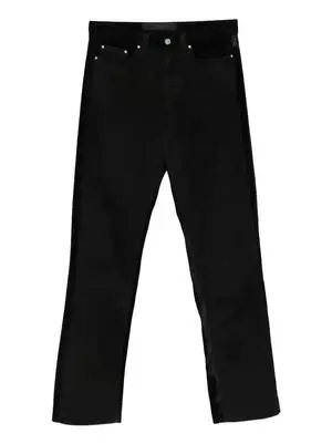 Versace 1990s Velvet Trousers - Black