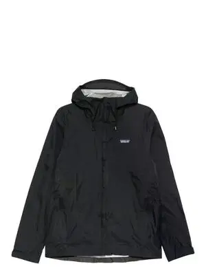 Patagonia Logo-patch Hooded Jacket - Black