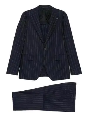 Tagliatore Pinstripe Suit - Blue