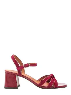 Chie Mihara Leilah Knotted Strap Sandals - Red