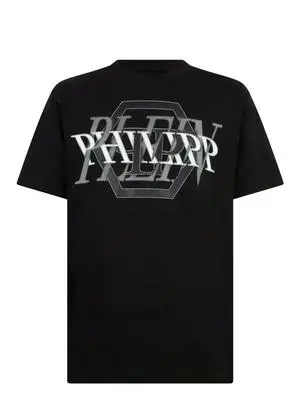 Philipp Plein Logo Crew-neck T-shirt - Black
