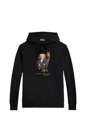 Polo Ralph Lauren Graphic-print Hoodie - Black